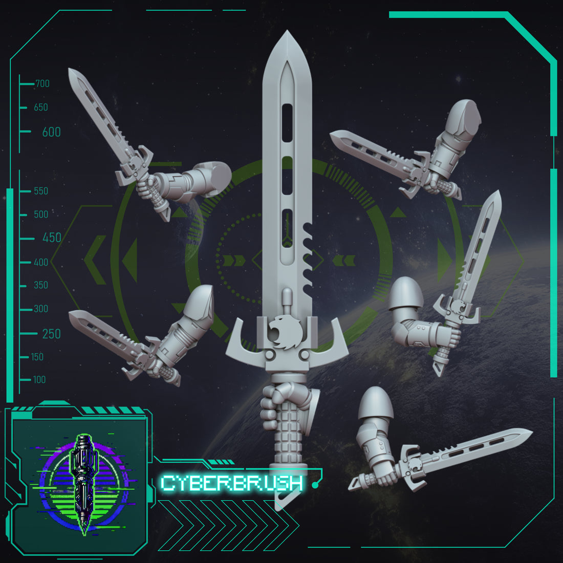 Rapt'Ops Powersword 2 (3D File) – Cyberbrush